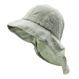 MaxiMo Damen MaxiMo Sonnenhut Sonnenschutz, zum Binden gr&uuml;n 49