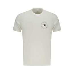 Calvin Klein Bianco Baumwoll Herren T-Shirt