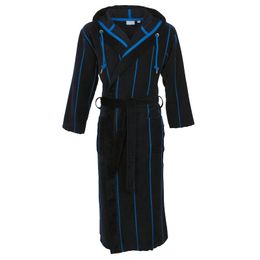 Carl Ross Herrenbademantel &raquo;530300&laquo; 1 Stk. Langform blau Velours 48/50 L: 130cm