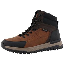 Romika Herren Winterboots Schn&uuml;rboots, Trekkingstiefel mit Rei&szlig;verschluss schwarz 45