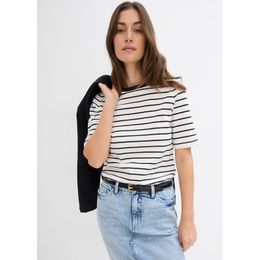 bonprix Damen bonprix T-Shirt Halbarm, aus reiner Baumwolle 36/38 (S)