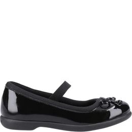 Hush Puppies BETTY PATENT JNR M&auml;dchen Schuhe Schwarz