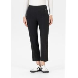 Stehmann Damen 7/8-Hose &raquo;Ina&laquo; Straight Fit, mit seitlichen Schlitzen schwarz 42, N-Gr