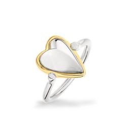 Liebeskind Berlin Damen Fingerring &raquo;Metal Heart, Herz&laquo; gold 52, Edelstahl, 2mm