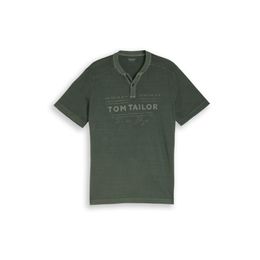 Tom Tailor T-Shirt Herren Gr&ouml;&szlig;e S khaki / dunkelgr&uuml;n