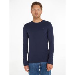 Tommy Jeans Herren Langarmshirt &raquo;TJM ORIGINAL RIB LONGSLEEVE&laquo; schwarz XL (54)