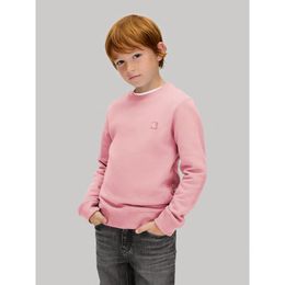Calvin Klein Jeans Kinder Sweatshirt &raquo;MONO MINI BADGE REG CN&laquo;, f&uuml;r Kinder bis 16 Jahre mit Logoschriftzug rosa 6 (116)