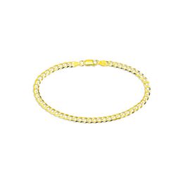 Bruno Banani Herren Armband &raquo;Schmuck Geschenk Silber 925 Armschmuck Armkette Panzerkette&laquo; gold 19, Silber 925 (Sterlingsilber)