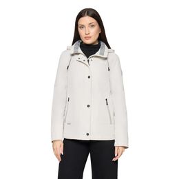 Gil Bret Damen Outdoorjacke mit Kapuze mit Kapuze beige 46