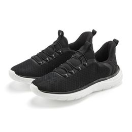 John Devin Herren Sneaker &raquo;Halbschuhe, Freizeitschuhe, Turnschuh, Slip-On-Sneaker&laquo; mit elastischen B&auml;ndern f&uuml;r schnelles Reinschl&uuml;pfen, Unisex VEGAN 
