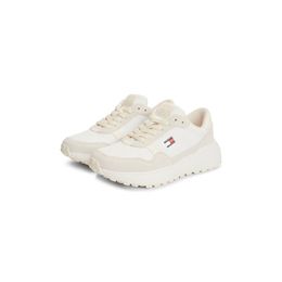 Tommy Jeans Damen Keilsneaker &raquo;MODERN RUNNER MIX&laquo; Freizeitschuh, Halbschuh, Schn&uuml;rschuh mit seitlichem Logo 42