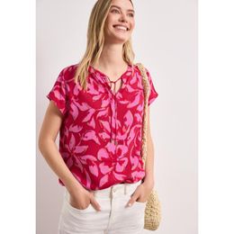 Street One Damen Street One Kurzarmbluse Sommerbluse mit floralem Muster 42