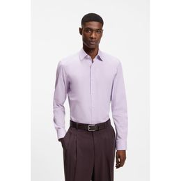 BOSS Herren BOSS Businesshemd &raquo;Hank&laquo; Kentkragen, Slim-Fit, b&uuml;gelleichte Qualit&auml;t lila 42, N-Gr