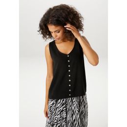 Aniston Casual Damen Aniston CASUAL Blusentop in Leinen-Optik 34