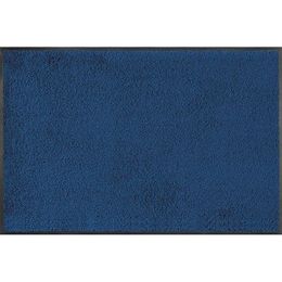 wash+dry by Kleen-Tex Fu&szlig;matte &raquo;Original Uni, Schmutzfangteppich&laquo; rechteckig 9 mm H&ouml;he Schmutzmatte, rutschhemmend, auch als L&auml;ufer erh&auml;ltlich blau 