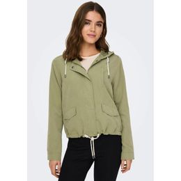 Only Damen Only Parka &raquo;ONLSKYLAR HOOD SPRING JACKET CC OTW&laquo; mit Kapuze mit gr&uuml;n S