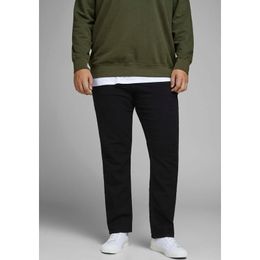 Jack & Jones PlusSize Jack & Jones Plussize Herren Jack & Jones PlusSize Slim-fit-Jeans &raquo;Tim&laquo; Bis Jeans Weite 48 schwarz 42, L&auml;nge 34