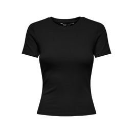 Only Damen Only T-Shirt &raquo;ONLRILEY S/S TOPJRS&laquo; Baumwollmischung schwarz S