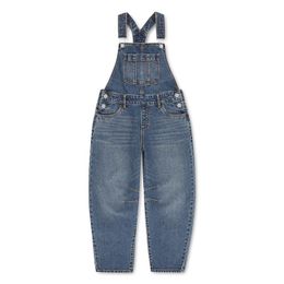 Levi's Kids M&auml;dchen Levi's Kids Jeanslatzhose &raquo;LVG BAGGY BARREL OVERALL&laquo; for GIRLS blau 8 (128), N-Gr
