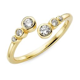 Aniston Jewelry & Watches Damen Aniston JEWELRY & WATCHES Fingerring &raquo;Schmuck Geschenk Silbering offen&laquo; mit Zirkonia (synth.) 54, Silber 925 (