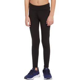 Energetics M&auml;dchen Trainingstights &raquo;M&Auml;.-TIGHT KELINA 4 JRS&laquo; mit DRY PLUS Fasertechnologie, k&ouml;rpernaher Schnitt, hoher Bund schwarz 128, N-Gr