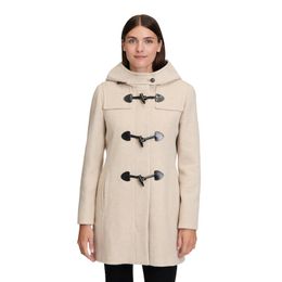 Gil Bret Damen Dufflecoat mit Wolle und verdecktem Rei&szlig;verschluss beige 44
