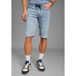 Kangaroos Herren Kangaroos Jogg-Jeansbermudas Regular Fit, gerade geschnittenes Bein 38, L&auml;nge 32