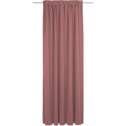 Adam Vorhang &raquo;Graphic Ventus&laquo; Multifunktionsband 1 Stk. tlg. aus 100% Bio-Baumwolle rot Jacquard, Baumwolle 145cm, Multifunktionsband, 142cm