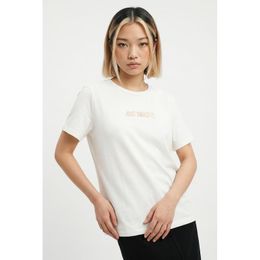 V&eacute;ro Moda Vero Moda Damen Kurzarmshirt &raquo;VMSIGRID PAULINA SS TOP BOX JRS&laquo; Baumwolle, regular fit wei&szlig; S
