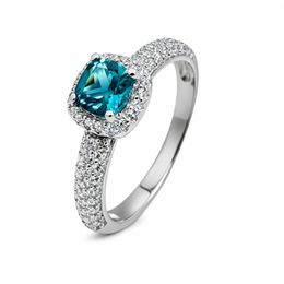 Firetti Damen Fingerring &raquo;Schmuck Geschenk Silber 925 Damenring Ring Rechteck Kissenform&laquo; mit Zirkonia (synth.) 60, Silber 925 (Sterlingsilber), 3,1mm