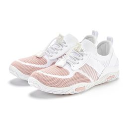 Lascana Damen Lascana Sneaker &raquo;Slip-On-Sneaker, Sommer Sneaker,&laquo; Freizeitschuh, Halbschuh superleicht, flache flexible Sohle VEGAN rosa 37