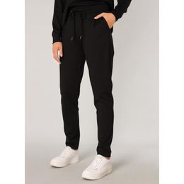 Base Level Damen Sweathose &raquo;YOAN&laquo; mit Kordelzug und Stretch schwarz 48, N-Gr