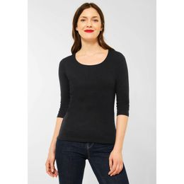 Street One Damen Street One 3/4-Arm-Shirt &raquo;Style Pania&laquo; mit extra Futter an der Vorderseite schwarz 42