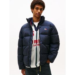 Tommy Jeans Herren Steppjacke &raquo;VAIL PUFFER&laquo; ohne Kapuze Winterjacke Pufferjacket Regular fit mit Rundhalsausschnitt blau XXL