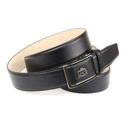Anthoni Crown Herren Lederg&uuml;rtel schwarz 115