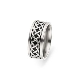 s.Oliver Herren s.Oliver Fingerring &raquo;Mit strukturiertem Design&laquo; 60, Edelstahl, 9mm