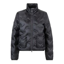 Sportalm Kitzb&uuml;hel Damen Steppjacke ohne Kapuze mit aufgesetzten Taschen schwarz 46