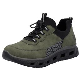 Rieker Sport Damen RIEKER Sport Slip-On Sneaker zum Schlupfen gr&uuml;n 36