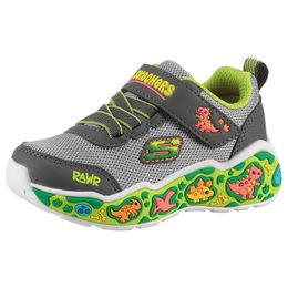 Skechers Jungen Lauflernschuh &raquo;PLAY SCENE&laquo; , Sneaker, Babyschuh mit Klettverschluss, Gr&ouml;&szlig;enschablone zum Download grau 26