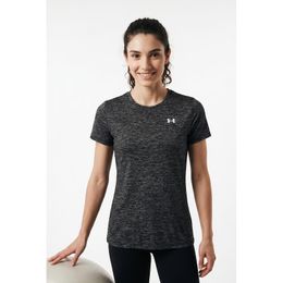 Under Armour Damen Funktionsshirt &raquo;Tech SSC- Twist&laquo; mit Kurzarm-Design, atmungsaktiv, schnell trocknend, in normaler L&auml;nge schwarz XL
