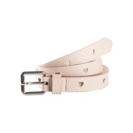 Tom Tailor Damen Tom Tailor Synthetikg&uuml;rtel &raquo;TTPEACH&laquo; 2 cm breiter Kinder G&uuml;rtel, M&auml;dchen beige 65