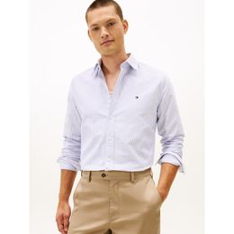 Tommy Hilfiger Herren Langarmhemd &raquo;HERITAGE OXFORD STRIPE Regular Fit SHIRT&laquo; Regular Fit Oxford Casual blau L, N-Gr
