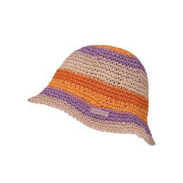 Chillouts Damen Chillouts Strohhut aus Papierstroh mit knautschbarer Struktur & verstellbarer Passform orange S/M