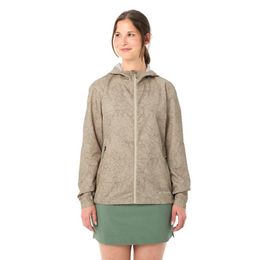 Vaude Damen Vaude Windbreaker &raquo;Women's Adlux Air Jacket&laquo; mit Kapuze sportlicher Stil, atmungsaktives Material, winddicht, wasserdicht beige 40