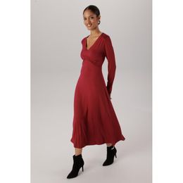Aniston Selected Damen Aniston SELECTED Midikleid mit drapierter Unterbrustnaht - NEUE KOLLEKTION 38, N-Gr