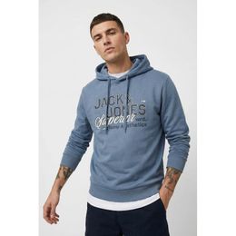 Jack & Jones PlusSize Jack & Jones Plussize Herren Jack & Jones PlusSize Hoodie &raquo;JJELOGO SWEAT HOOD 2 COL 24/25 NOOS PLS&laquo;, mit Logo Frontprint 5XL