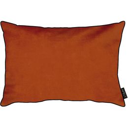 Apelt Dekokissen &raquo;Ruby&laquo; Kissenh&uuml;lle mit F&uuml;llung, 1 St&uuml;ck orange Polyester B/L: 35cm x 45cm, 1 Stk.