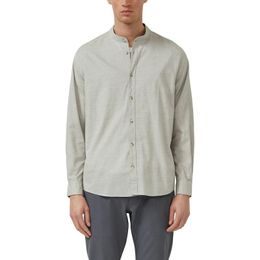 s.Oliver Herren s.Oliver Langarmhemd mit Stehkragen und Knopfleiste beige M, N-Gr