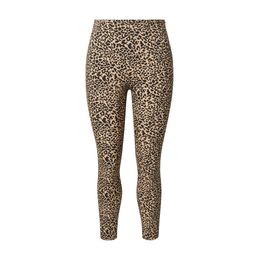 Vila Curve Leggings 'VITylor' Damen Gr&ouml;&szlig;e XL/XXL beige / schwarz