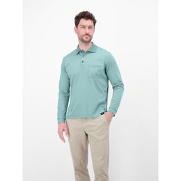 Lerros Herren Lerros Langarm-Poloshirt mit Brusttasche und Logo-Badge 3XL
